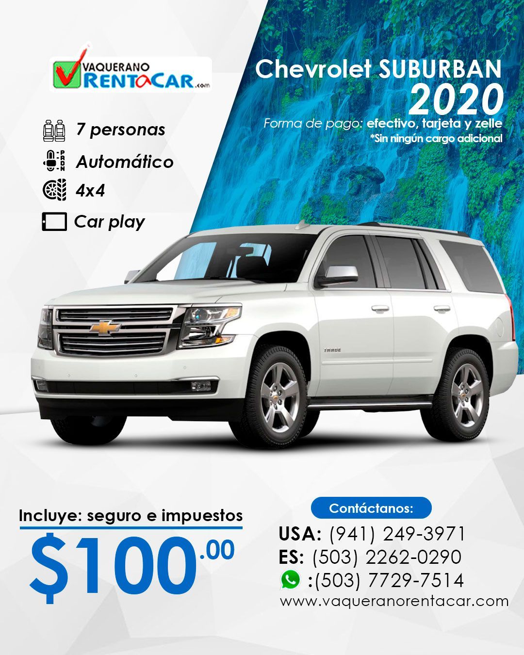 Vaquerano Rent a Car - Bienvenidos
